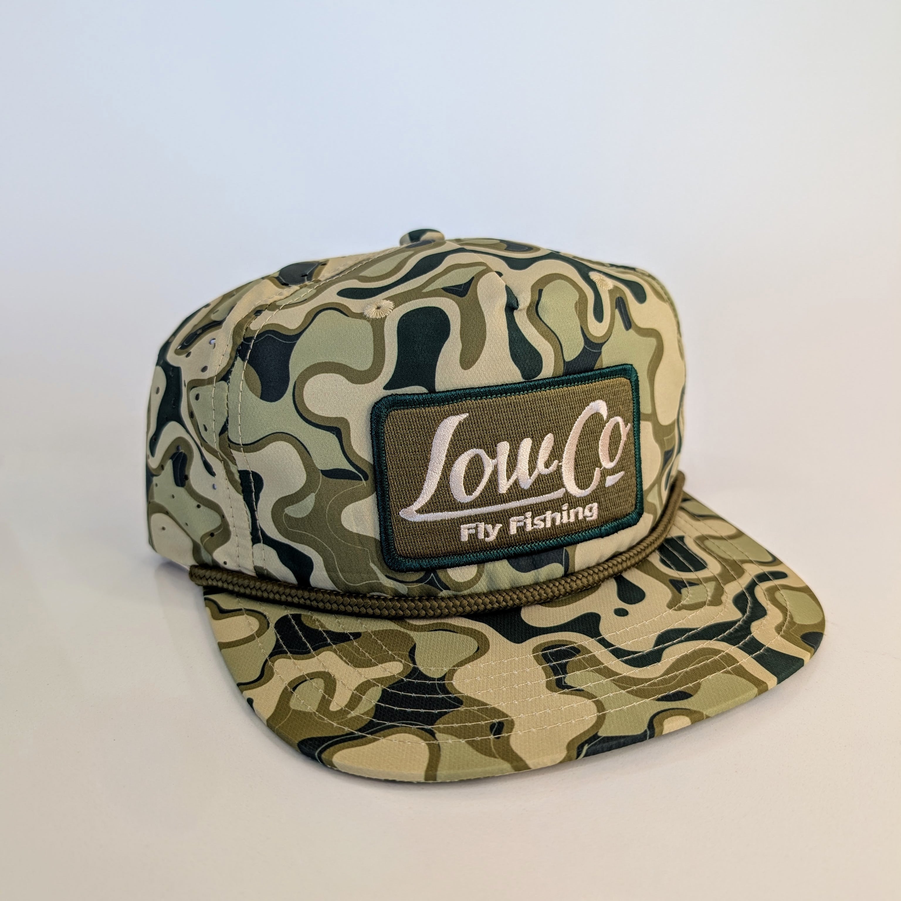 LowCo Fly Fishing Patch Hat - SOBRO The Marina Ultralight - Perforated ...