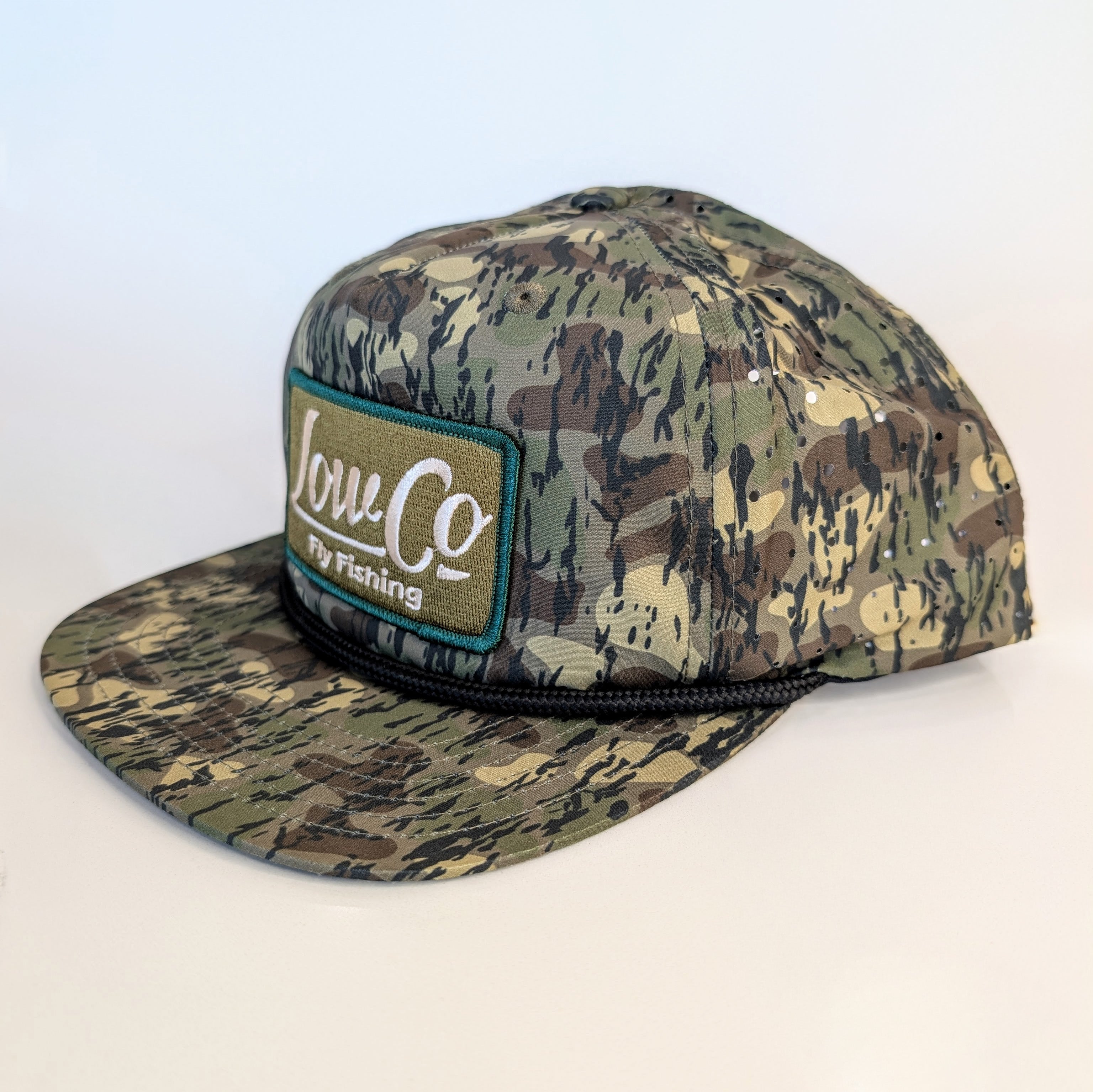 LowCo Fly Fishing Patch Hat - SOBRO The Marina Ultralight - Perforated ...